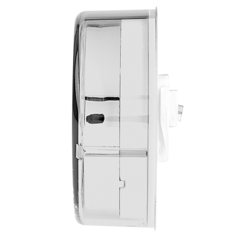 Round LED Truck and Trailer Lights w/ Clear Lens - 2.5” LED Side ...